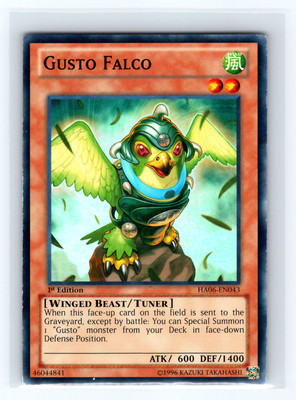 Yu-Gi-Oh! Gusto Falco | HA06-EN043 | 1st Edition | NM/M | Super Rare | eBay