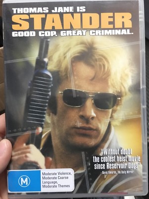 Stander region 4 DVD (2003 Thomas Jane true story crime movie) RARE ...