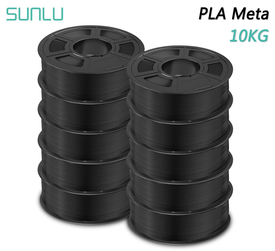 10KG SUNLU PLA PETG PLA+ ABS 3D Printer Filament 1.75mm Neat Spool No ...