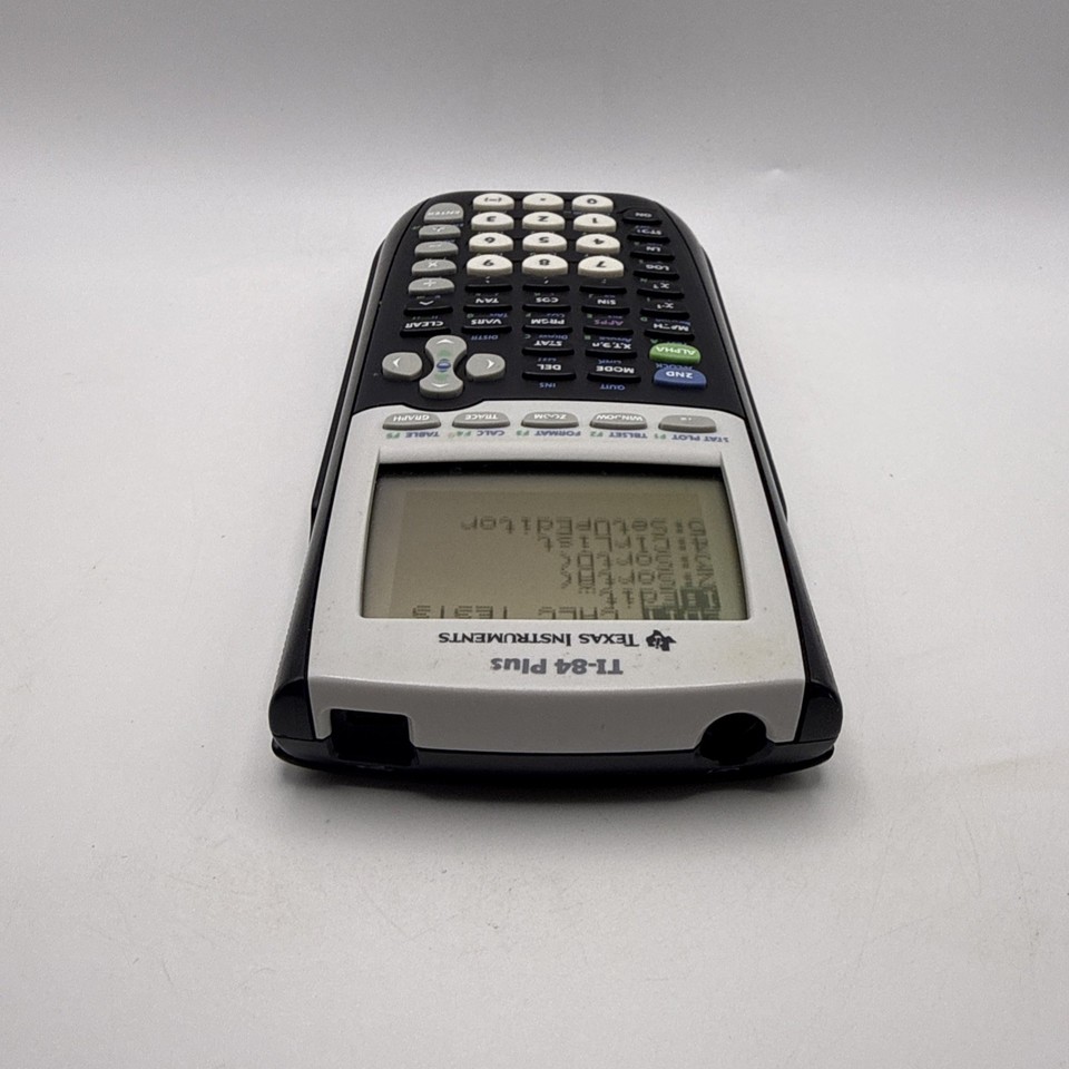 Texas Instruments TI-84 Plus Graphing Calculator Black with Cover | eBay