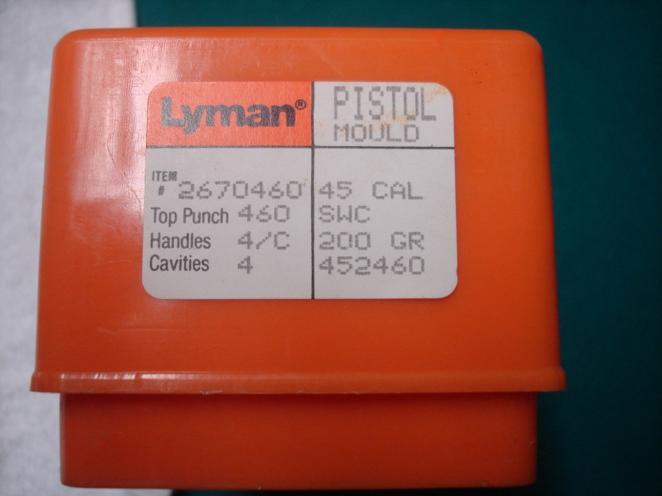 USED Lyman #452460 four Cavity Bullet Mold with Handles | eBay