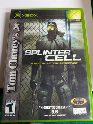 Tom Clancy's Splinter Cell (XBOX) Original Release Video Game COMPLETE ...