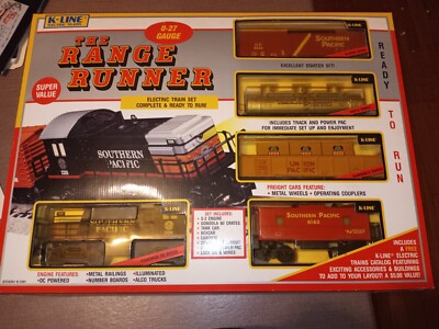K-LINE~THE RANGE RUNNER~O-27 GAUGE~SOUTHERN PACIFIC SET~with box | eBay