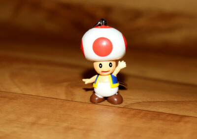 2007 Nintendo Toad Captain Toad Rare Mini Figure Keychain Key ring | eBay