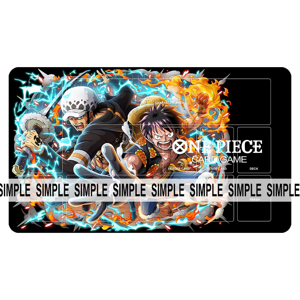 One Piece Playmat With Zones OPCG TCG CCG Trading Card Game Play Mat ...