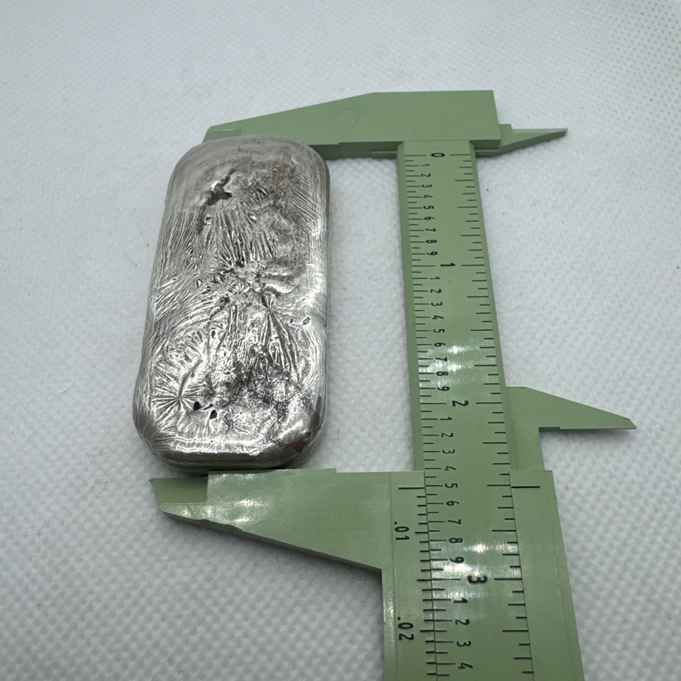 Sterling Silver 925 Hand Poured Bar From Scrap 150 Grams | eBay