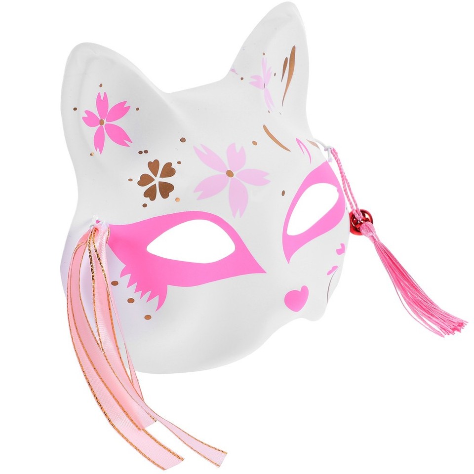 Masquerade Mask Cat Cosplay Festival Decoration Eye Halloween Cute ...