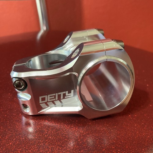 Deity Mountain Bike Stem With Titanium Hardware Liquid Silver 35 Clamp ...
