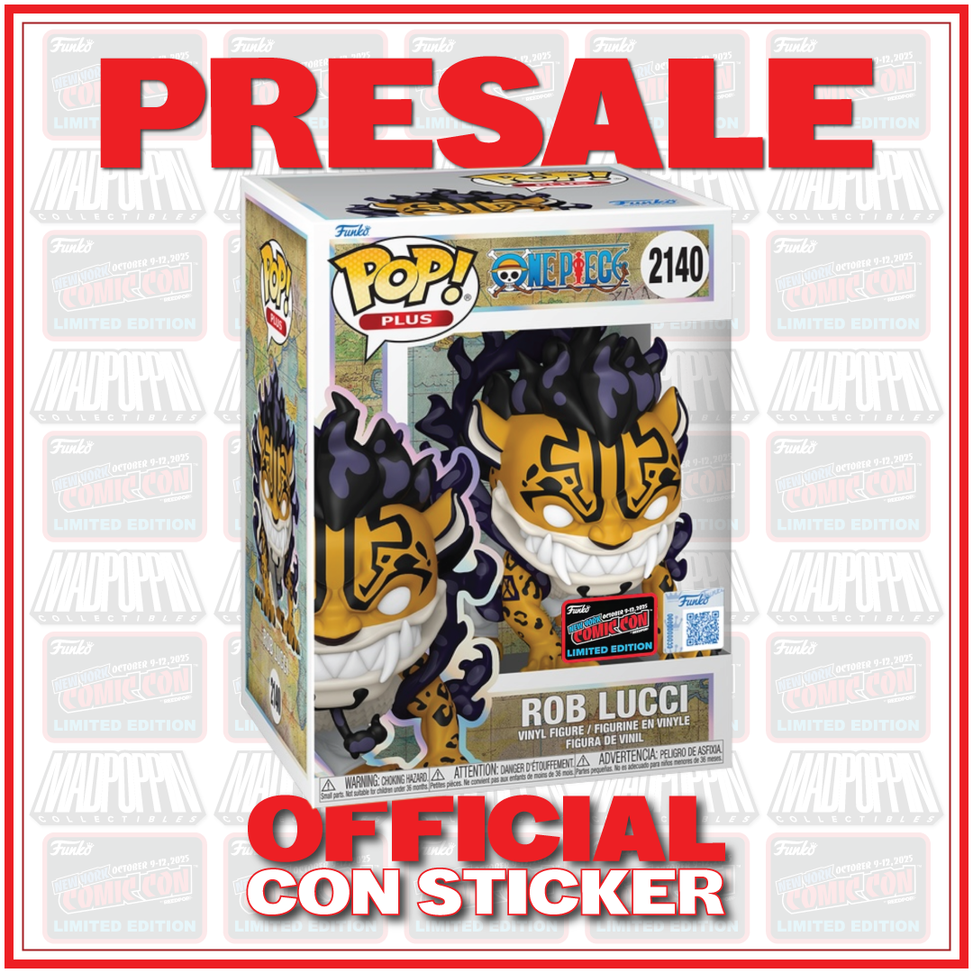 PRESALE NYCC 2025 Funko Pop Plus One Piece Rob Lucci 2140 Official ...