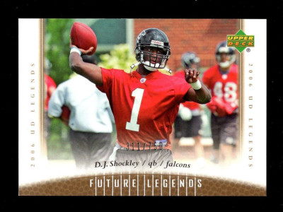 2006 UD LEGENDS FUTURE #124 D.J. SHOCKLEY RC 311/750 FALCONS | eBay