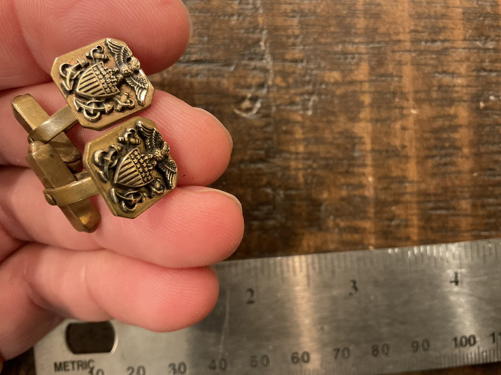 ORIGINAL WWII PAIR OF USN OFFICER CUFFLINKS | eBay