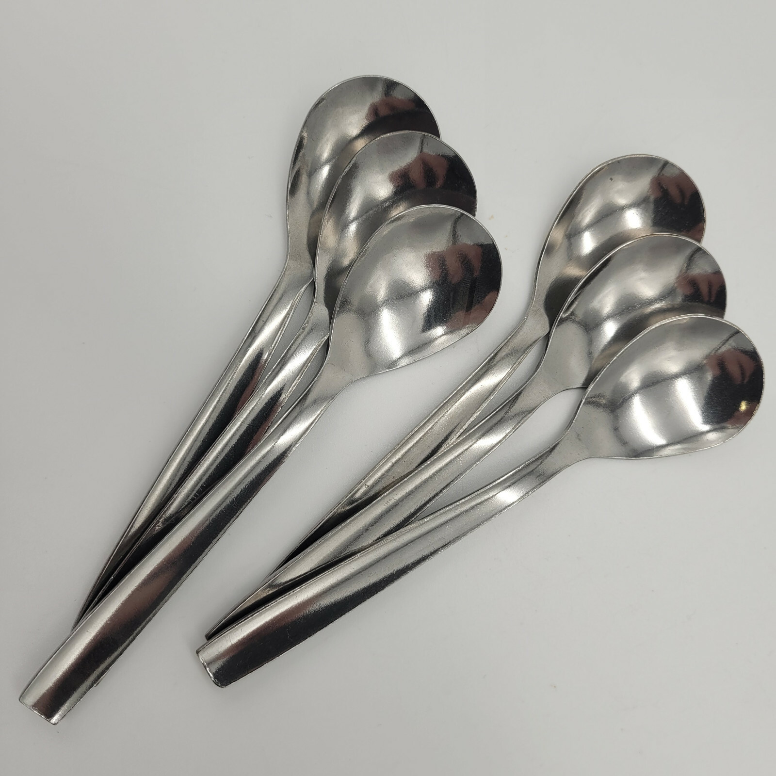 6er Set Löffel 12,5 cm lang Fackelmann rostfrei Zuckerlöffel ...