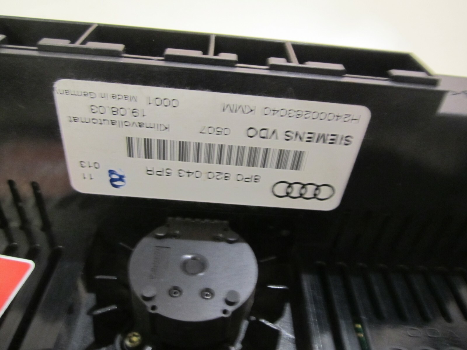 8P0820043 Audi A3 2003.y Climate Control Panel 8P0 820 043 | eBay