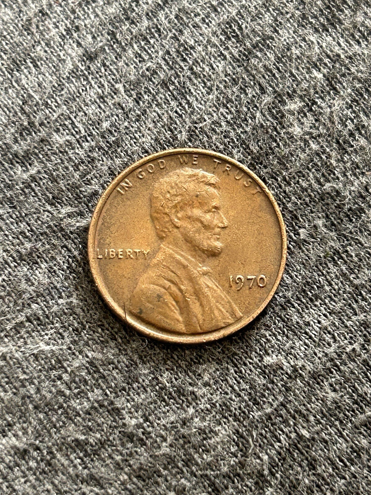 1970 ERROR Lincoln Penny No Mark The Philadelphia Mint Issued ERROR ...