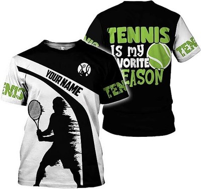 Personalized Tennis T-Shirt, Funny Tennis Gifts, Gifts for Tennis ...