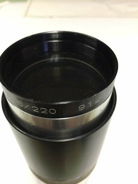 70mm Projection Lens Isco Kiptar 220mm | eBay