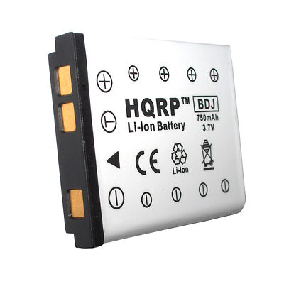 HQRP Battery for Sanyo Xacti VPC-T700, VPC-T700BL, VPC-T700P, VPC-T1284 ...