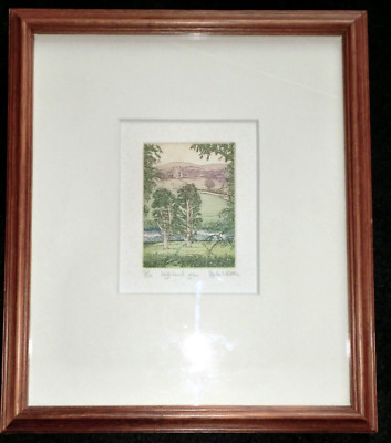 Signed, Ltd 15/150 Stephen Whittle Etching 'Highland Glen' - Framed ...