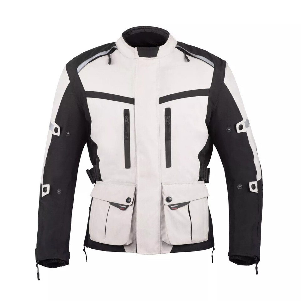 Men’s Waterproof Motorcycle Jacket – CE Level 2 Armor 4-Season Biker ...
