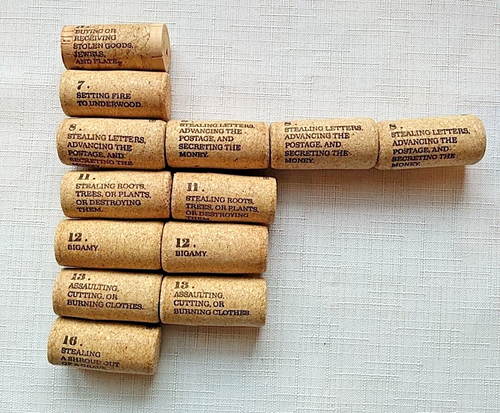 19 Crimes Used Wine Corks - Lot of 13 corks | eBay