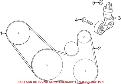 Genuine OEM Accessory Drive Belt for Toyota 90118WB464 | eBay