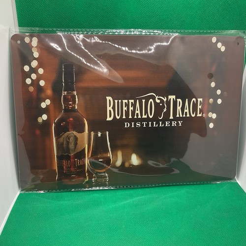Buffalo Trace Distillery- Metal Sign for Bar, Man Cave, Garage, Office ...