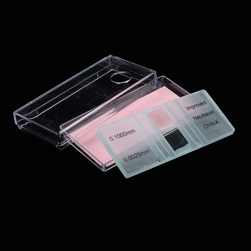 1 Pc Blood Cell Count Plate Glass Microscope Slide with Grid Counting ...