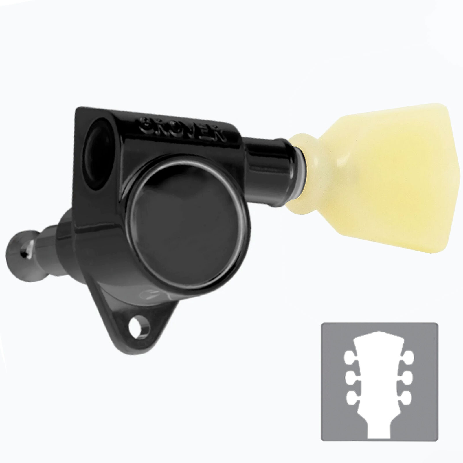 NEW Grover 102 Rotomatic Tuners Plastic Keystone Buttons Fits Gibson ...