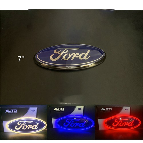 7 inch LED Emblem Light Badge For Ford Truck F150 99-16 Light Oval ...