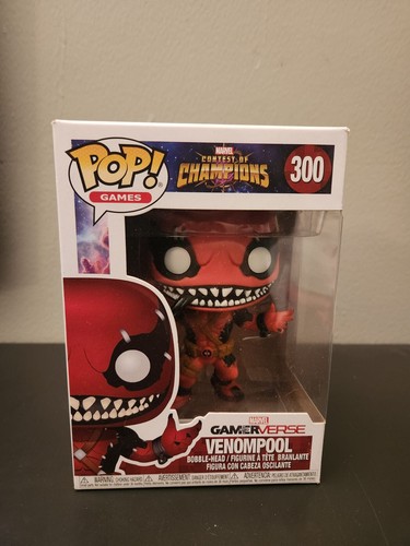 Funko Pop Venompool #300 Marvel Contest of Champions Bobble Head Ships ...