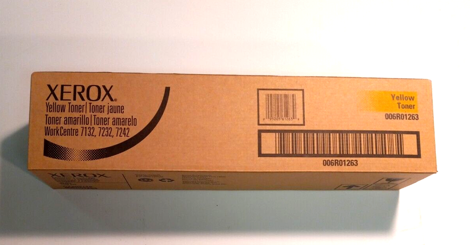 Genuine Xerox WorkCentre 7132 Yellow Toner Cartridge 006R01267 – New ...