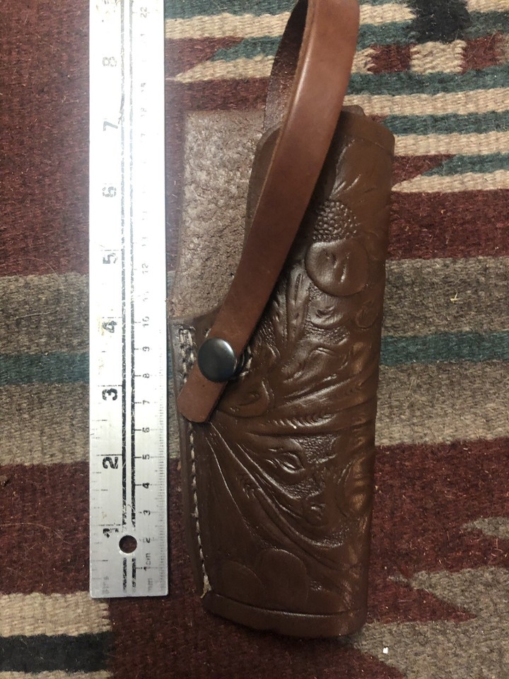 Fits Colt 45 Model 1911 Tanned Leather Holster Floral Tom Threepersons ...