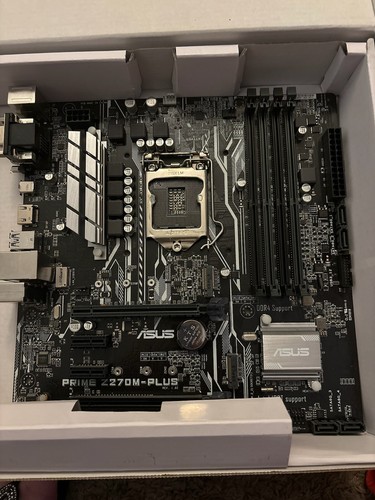 ASUS Prime Z270M-PLUS LGA 1151 Micro-ATX DDR4 Intel Z270 Motherboard ...