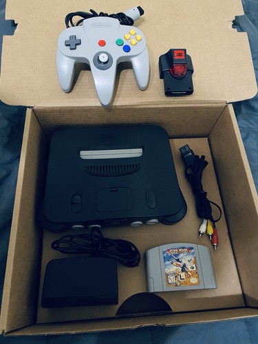 Nintendo 64 N64 Lot Console And Game Star Wars Fully Functional Please ...