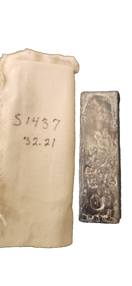 32.21 Oz Silver Bar Homestake Mining Company 1981 Vintage Poured *1437 ...