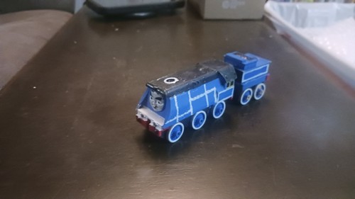 Thomas And Friends Push Along Custom Blue Tender Engine Diecast | eBay