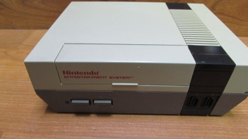 Vintage Nintendo NES console system with 2 games working | eBay