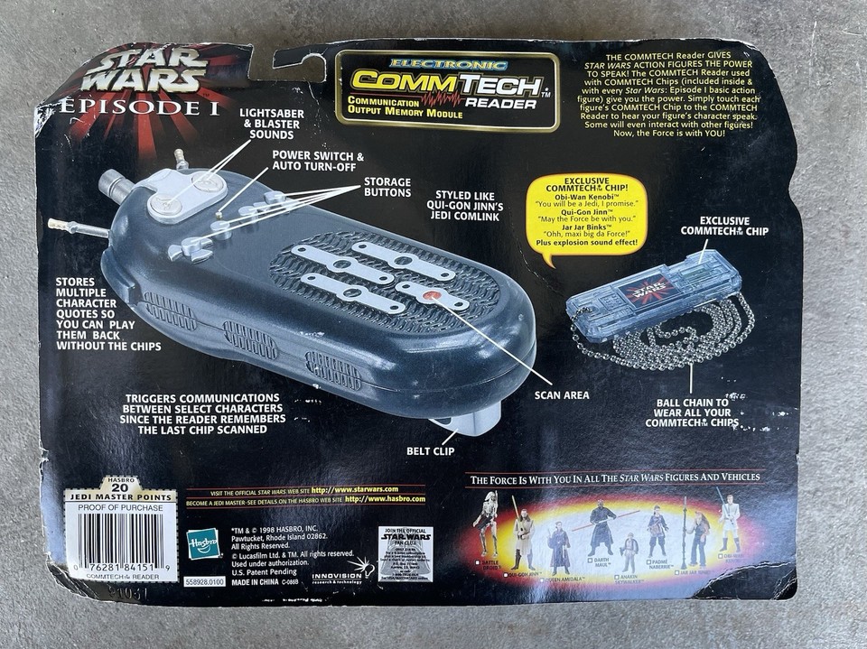 1998 STAR WARS EPISODE 1 ELECTRONIC COMMTECH READER NEW IN PACKAGE By ...