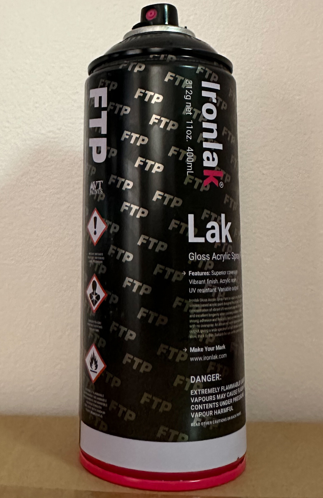 Ironlak FTP Spray Paint Can Mtn Graffiti Fuckthepopulation Futura Kaws ...