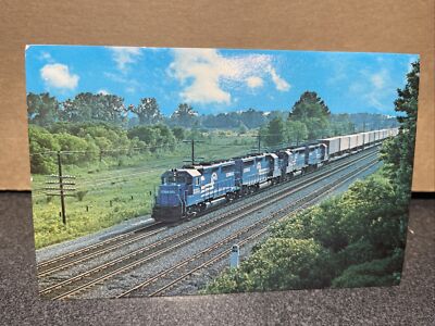 Conrail 3333 Train With Four New GP40’s Oneida New York Postcard | eBay