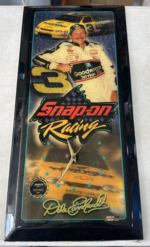 Snap-on Tools Dale Earnhardt Jebco Clock Snap-on Racing 11"x23" | eBay