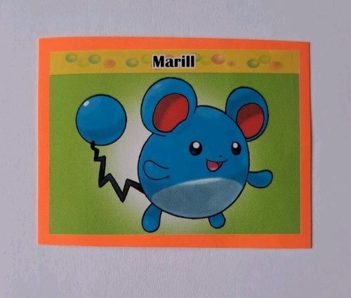 2023 Pokémon Latest Evolution Sticker #090 Marill Kanto PERU Edition | eBay