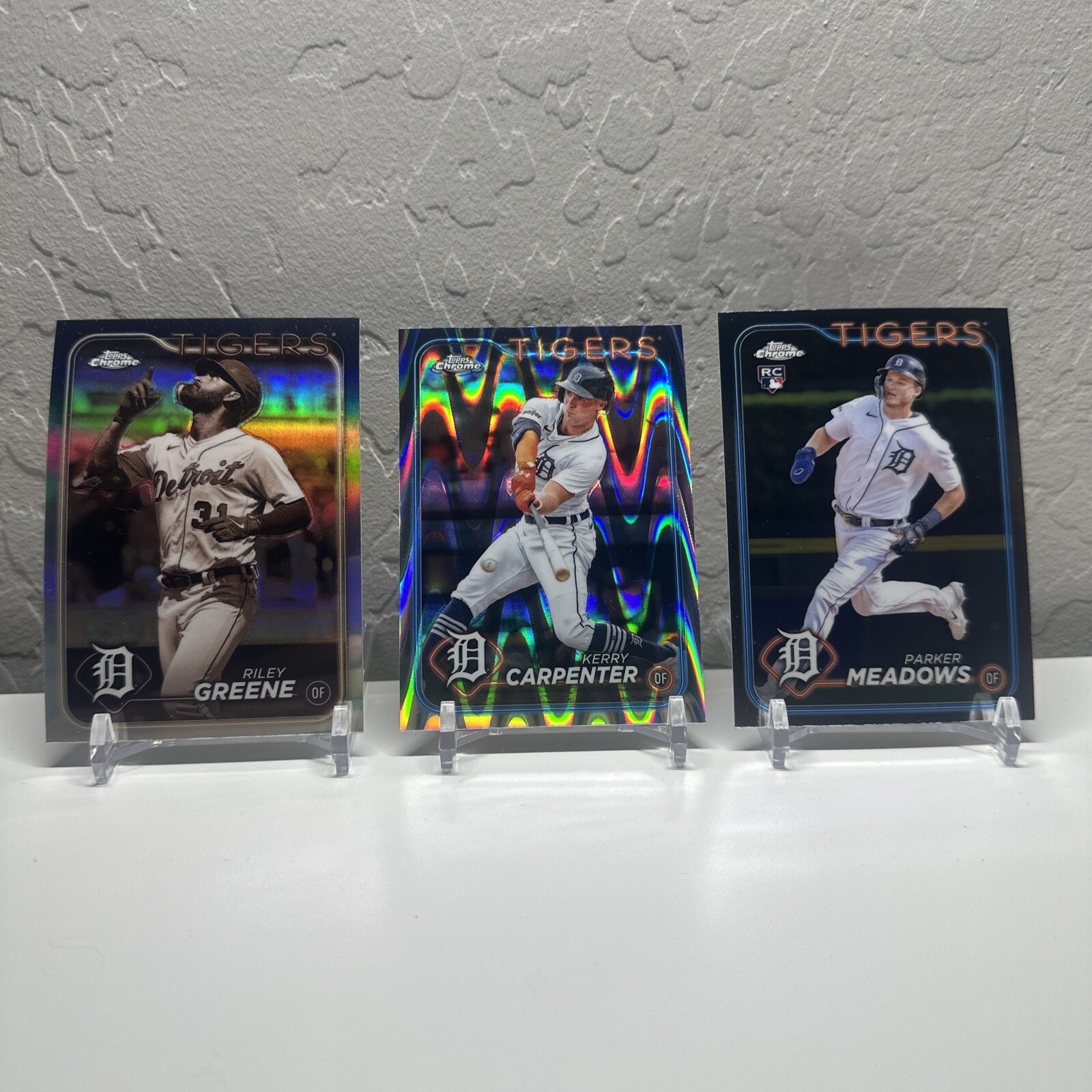 Kerry Carpenter #196 Topps Chrome 2024 RW/RileyGreene Sepia/Parker ...