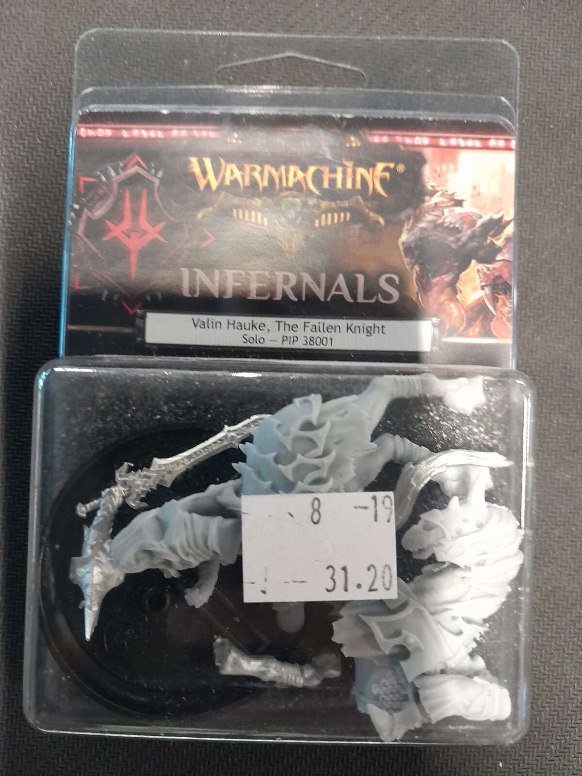 Warmachine Infernals Valin Hauke, The Fallen Knight Solo Character PIP ...