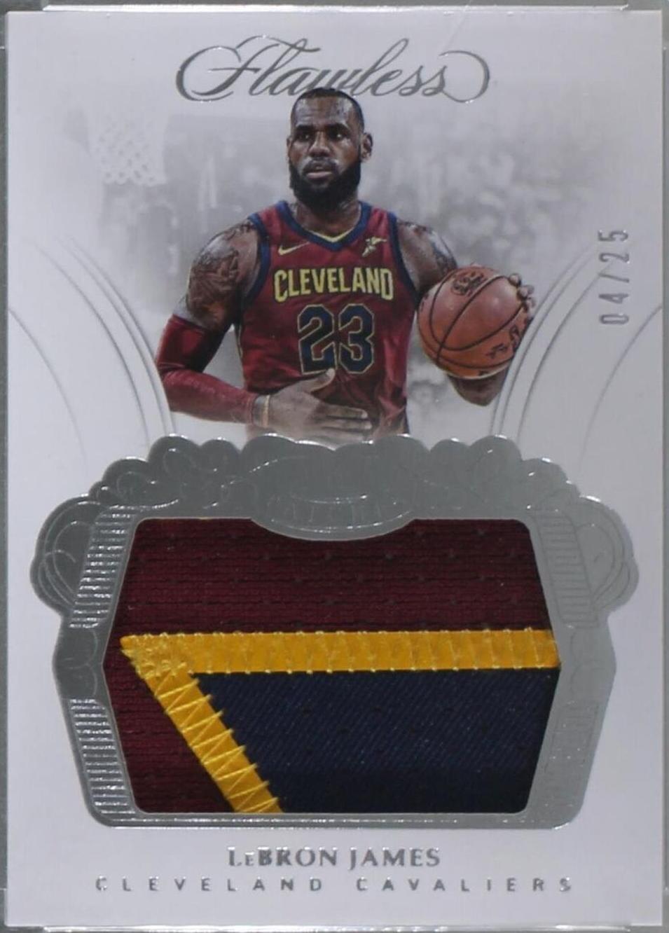 2017-18 Panini Flawless - Patches LeBron James #P-LBJ /25 (MEM) for ...