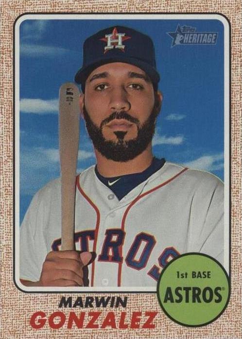2017 Topps Heritage - Marwin Gonzalez #143 for sale online | eBay