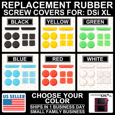 DSi XL Screw Hole Rubber Dust Cover Plug for Nintendo NDSi XL/LL ...