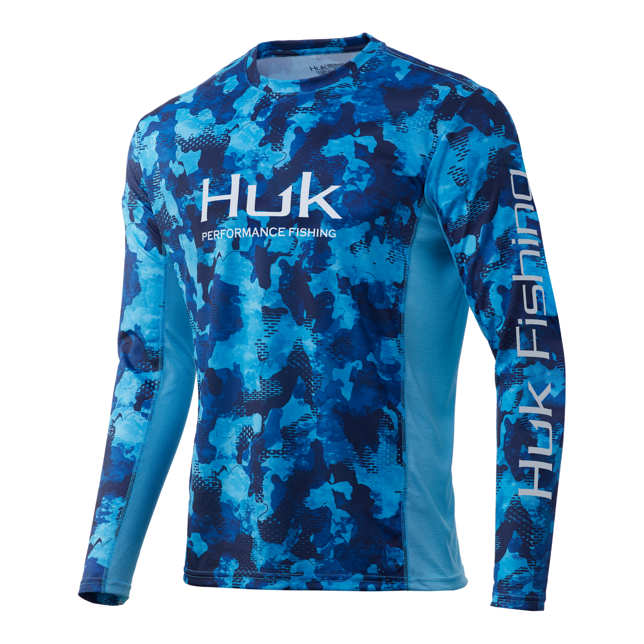 HUK Icon X KC Refraction Camo LS Shirt H1200285- CHOOSE YOUR COLOR AND ...