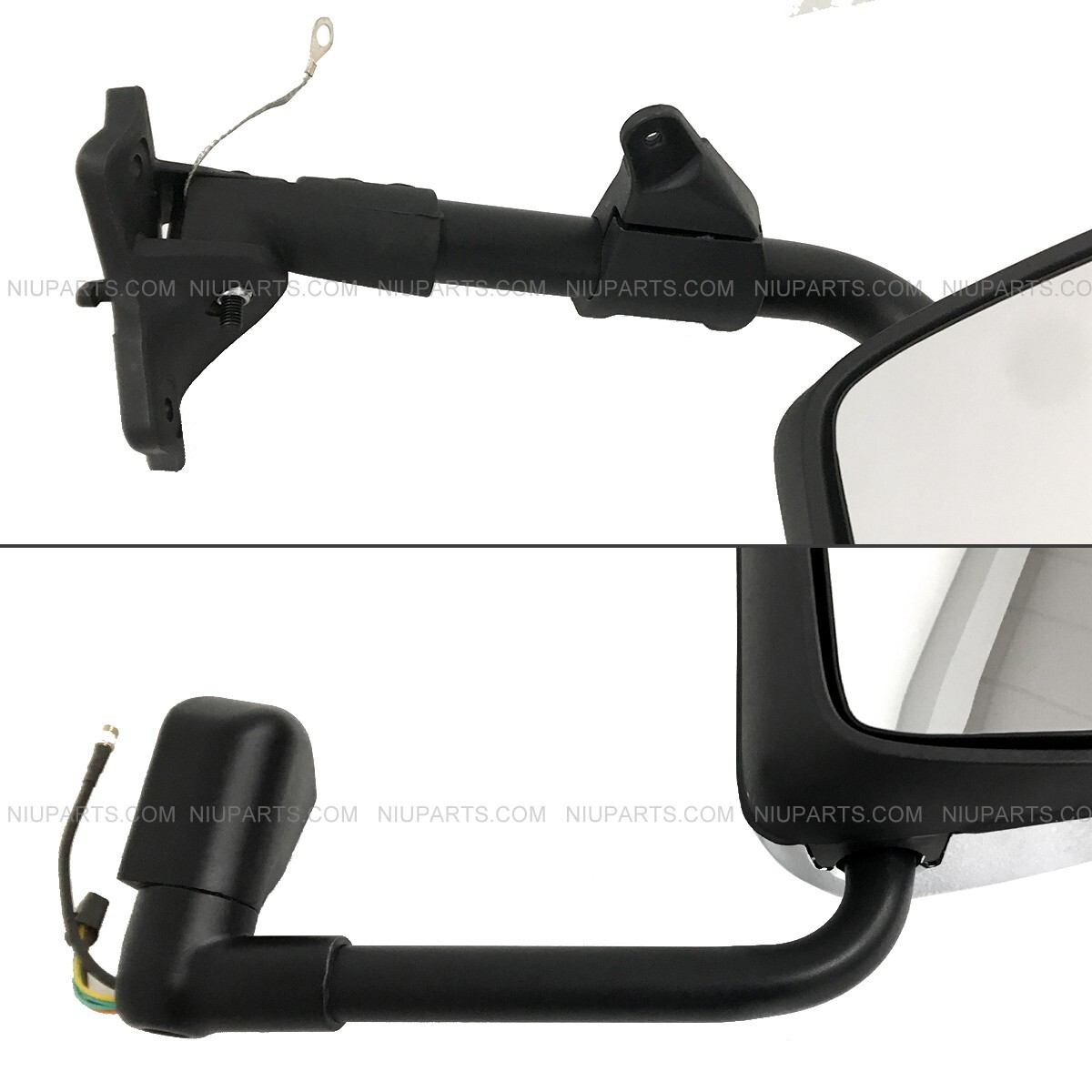 Door Mirror Power Heated w/ Chrome Cover - LH RH (Fit: Volvo VNL VNM ...