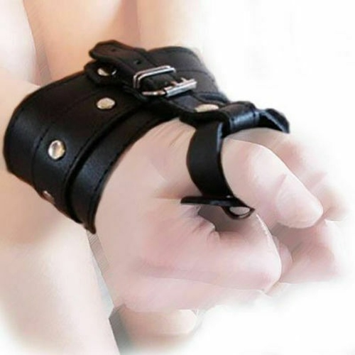Binding Thumb Toe Cuffs Shackles Restraints Adjustable PU Punk Woman | eBay